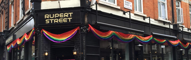 Rupert Street in London - Upnorthdownsouth