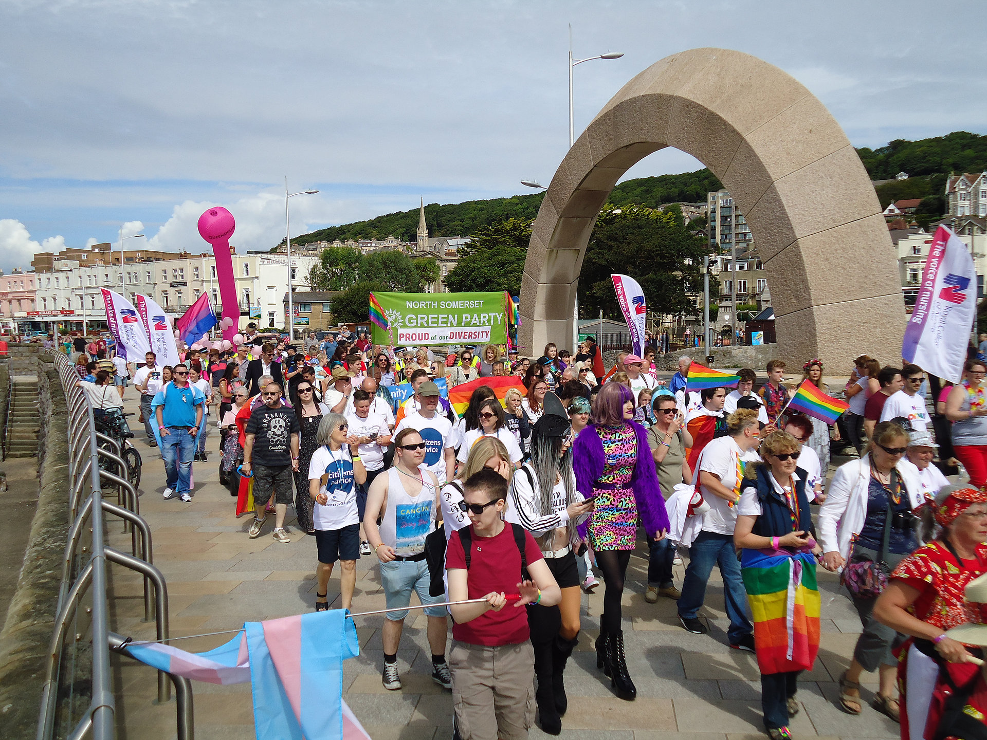 Weston-Super-Mare Pride 2017 - Upnorthdownsouth